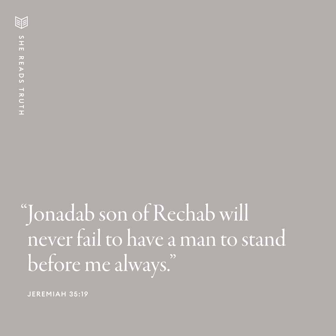 The Rechabites' Example - She Reads Truth -She Reads Truth