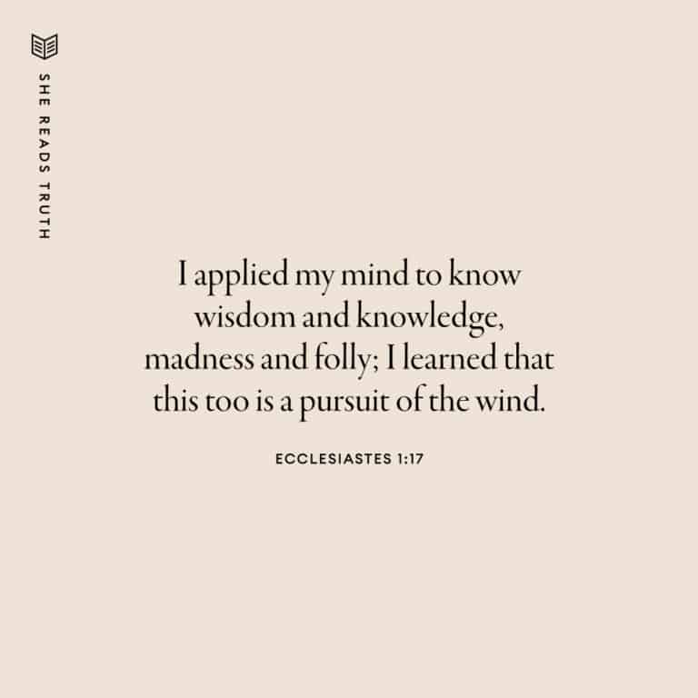 The Limitations of Wisdom - She Reads Truth -She Reads Truth